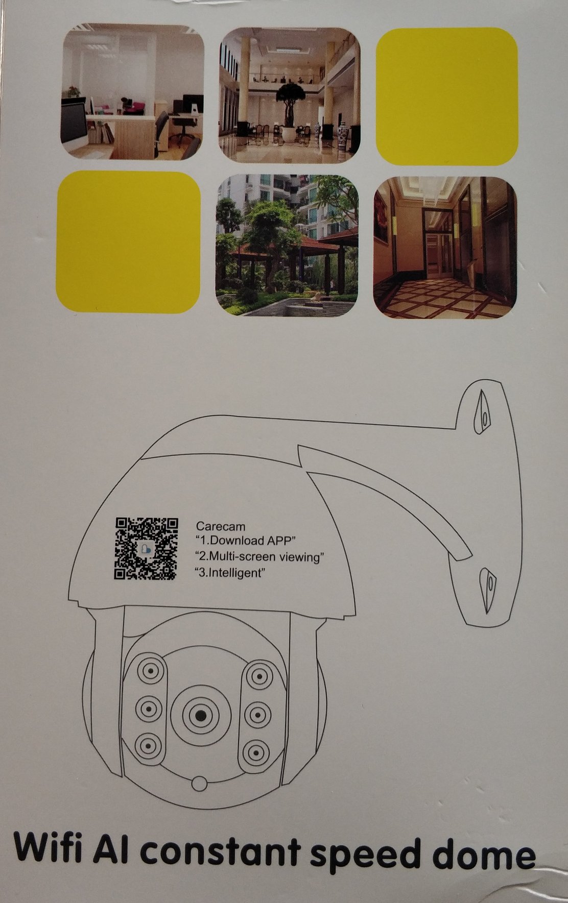 Andowl Q-S4 Full HD 4K WIFI Smart Camera- Waterproof Outdoor – Mk CCTV