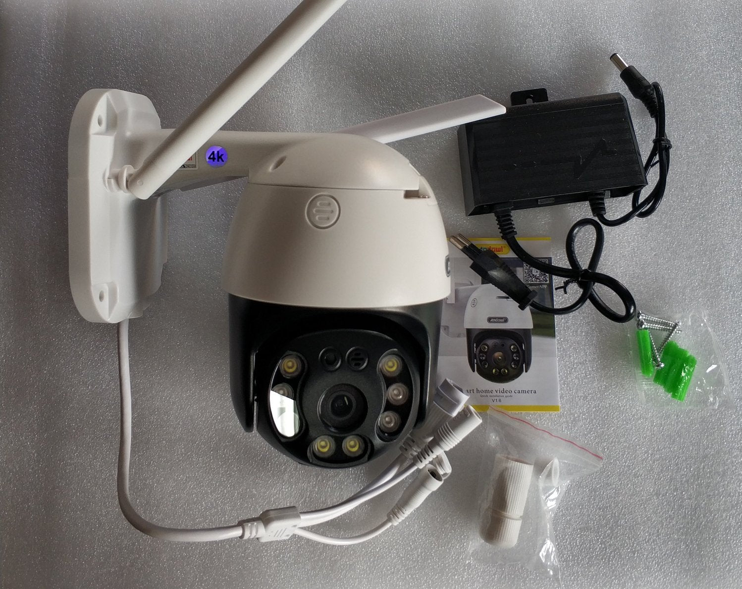 Andowl Q-S4 Full HD 4K WIFI Smart Camera- Waterproof Outdoor – Mk CCTV