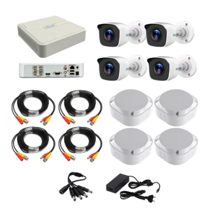 Hilook 4 Channel 1080P Camera Kit – Mk CCTV