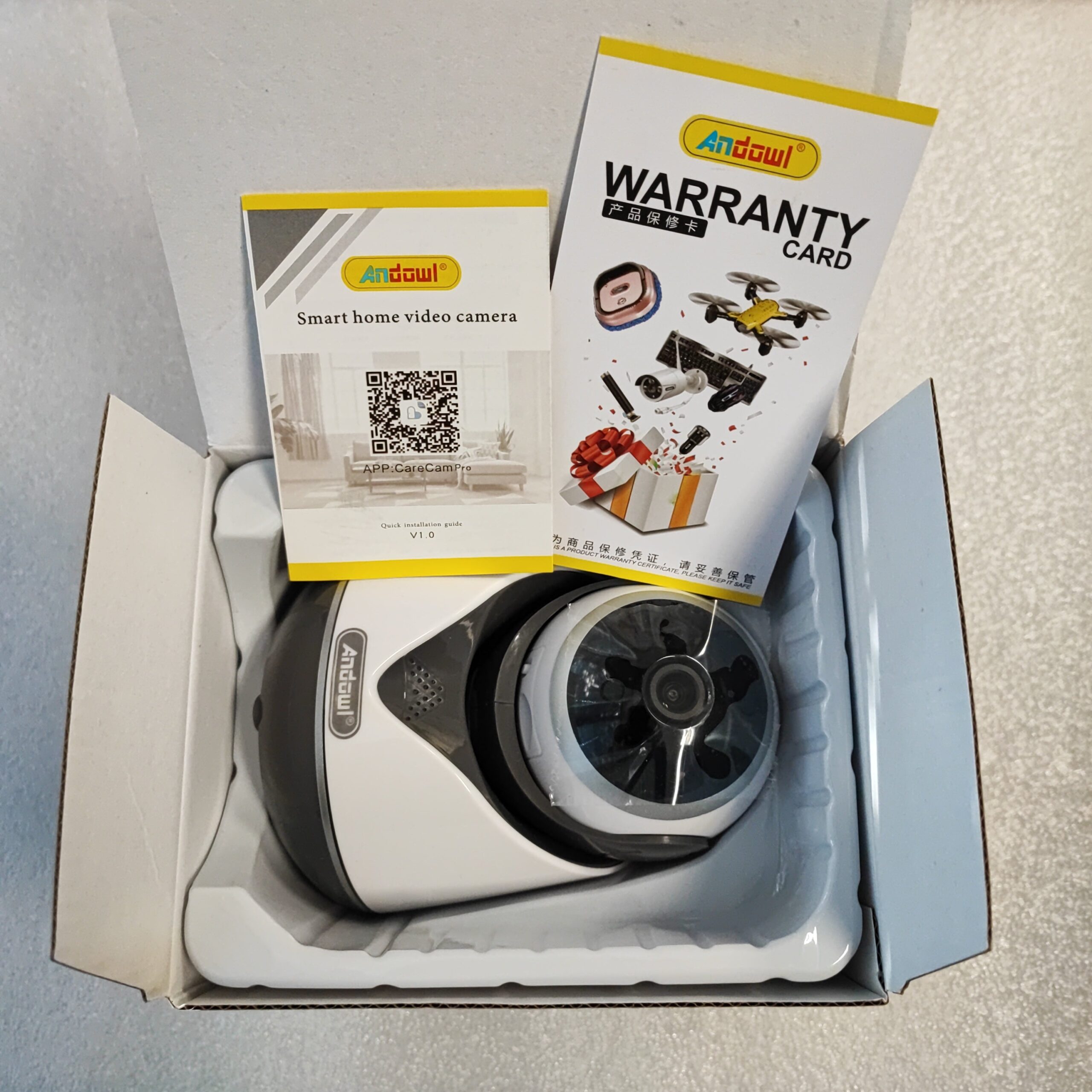 Andowl Wireless Mobile Phone Network IP Camera (Q-A236) – Mk CCTV