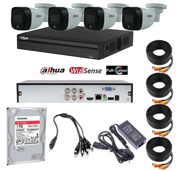Dahua 4 Channel 1080P Camera Kit – Mk CCTV