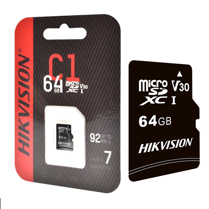 HS-TF-C1 STD/6 HIKVISION 64GB MSD CARD – Mk CCTV